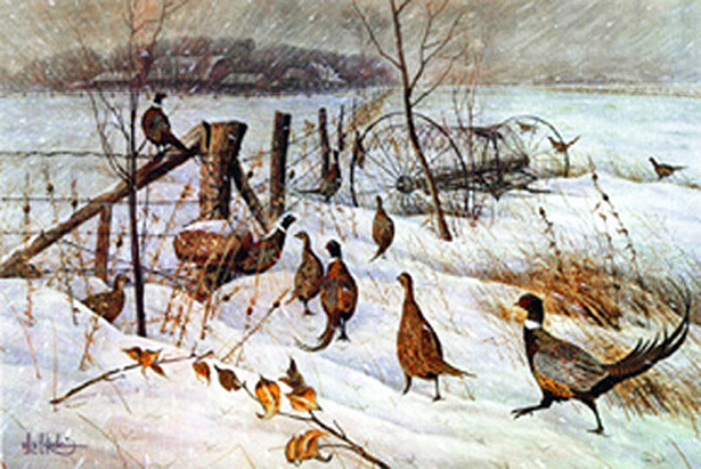 HEADIN' FOR SHELTER by Les Kouba - Alliance Art Publishing - For Sale ...